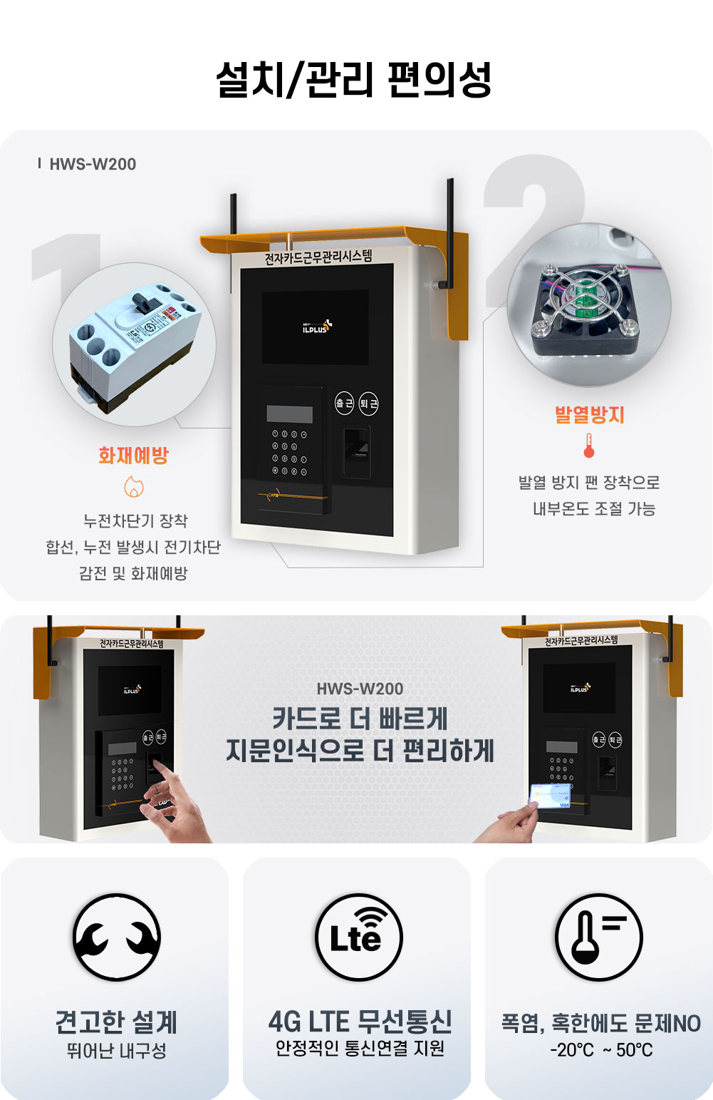 HWS-W200 > 제품 | 휴먼인텍, 일플러스